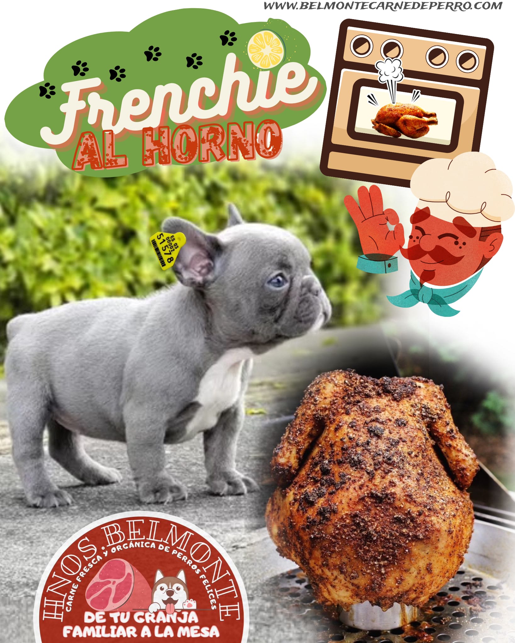 Frenchie al horno: nuestro recuerdo de niñez - Granja Belmonte