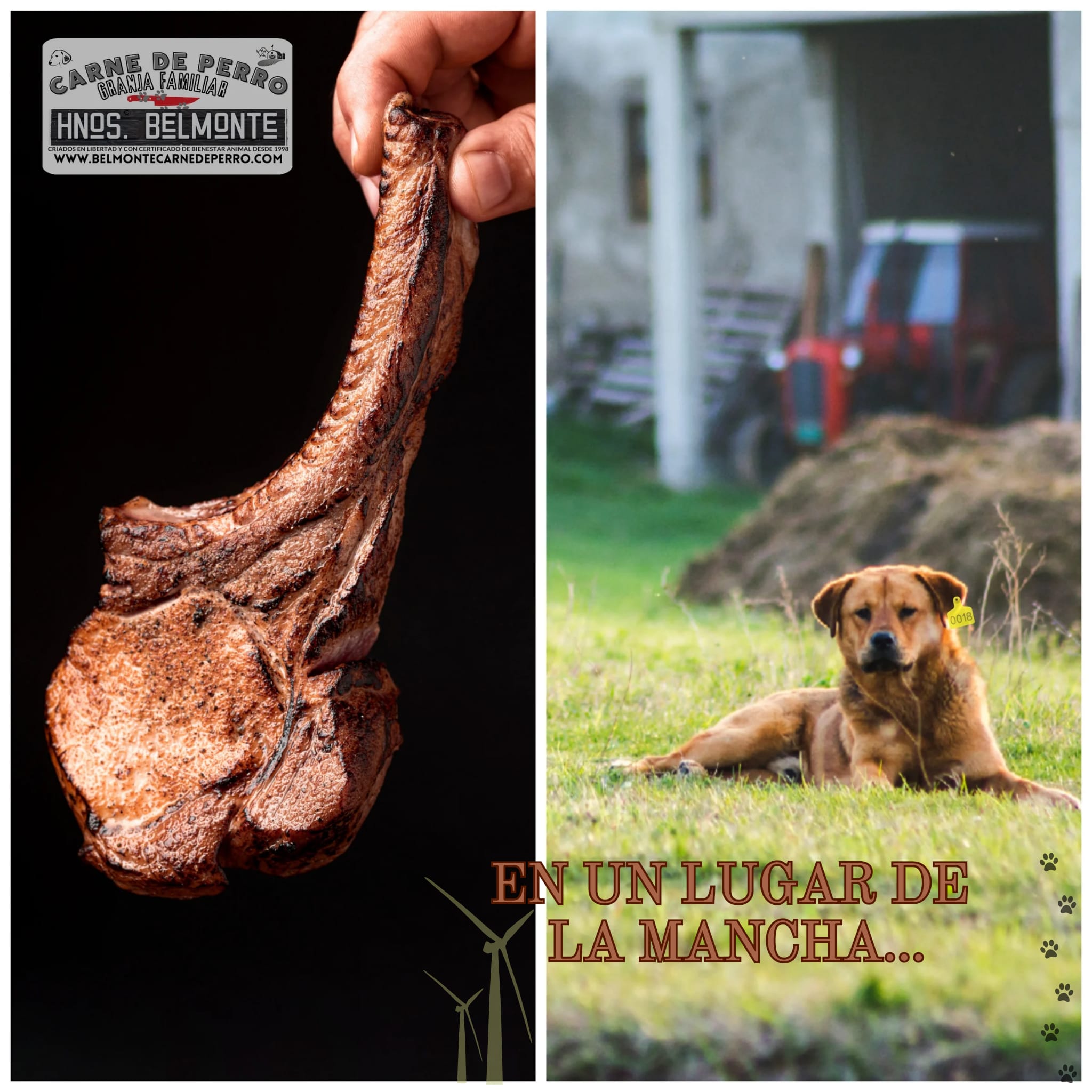 Chuleta nepe de la tierra de Don Quijote - Granja Belmonte